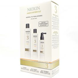 Nioxin 3 Hair System Kit for Fine Hair | Normal to Thin-Looking ...